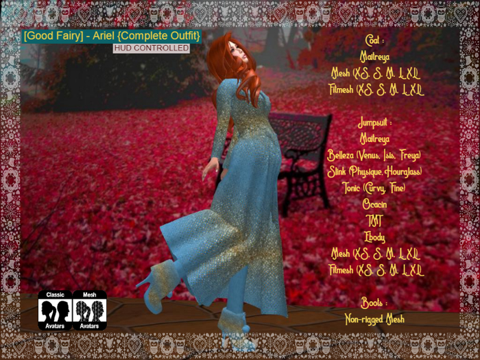 Second Life Marketplace - [Good Fairy] - Ariel {Complete Outfit}